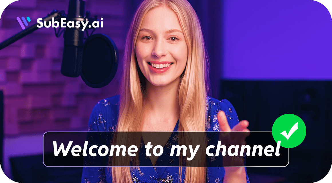 SubEasy: Accurate AI Audio Transcription & Video Subtitles